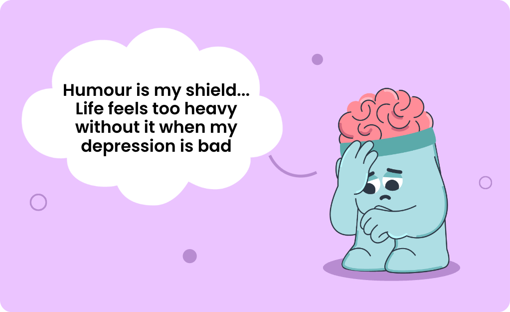 how to make depression funny